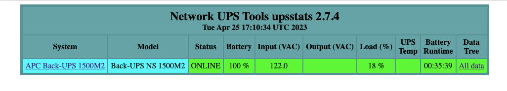 为Home Server配置UPS（二）: 配置NUT服务的Web UI - Setup NUT - Web UI